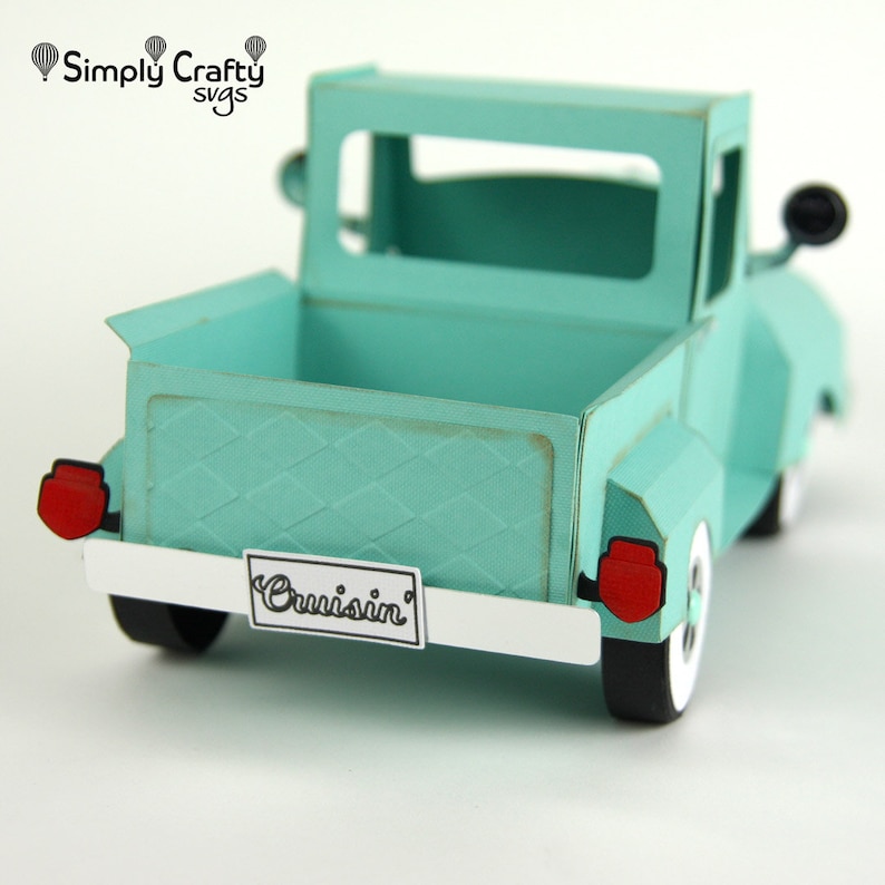 3D Pickup Truck SVG. 3D Truck SVG. 3D Paper Truck Template. 3D - Etsy UK