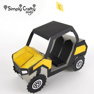 3D Side by Side UTV Box SVG. 3D Utility Vehicle Box SVG for Cricut or ...