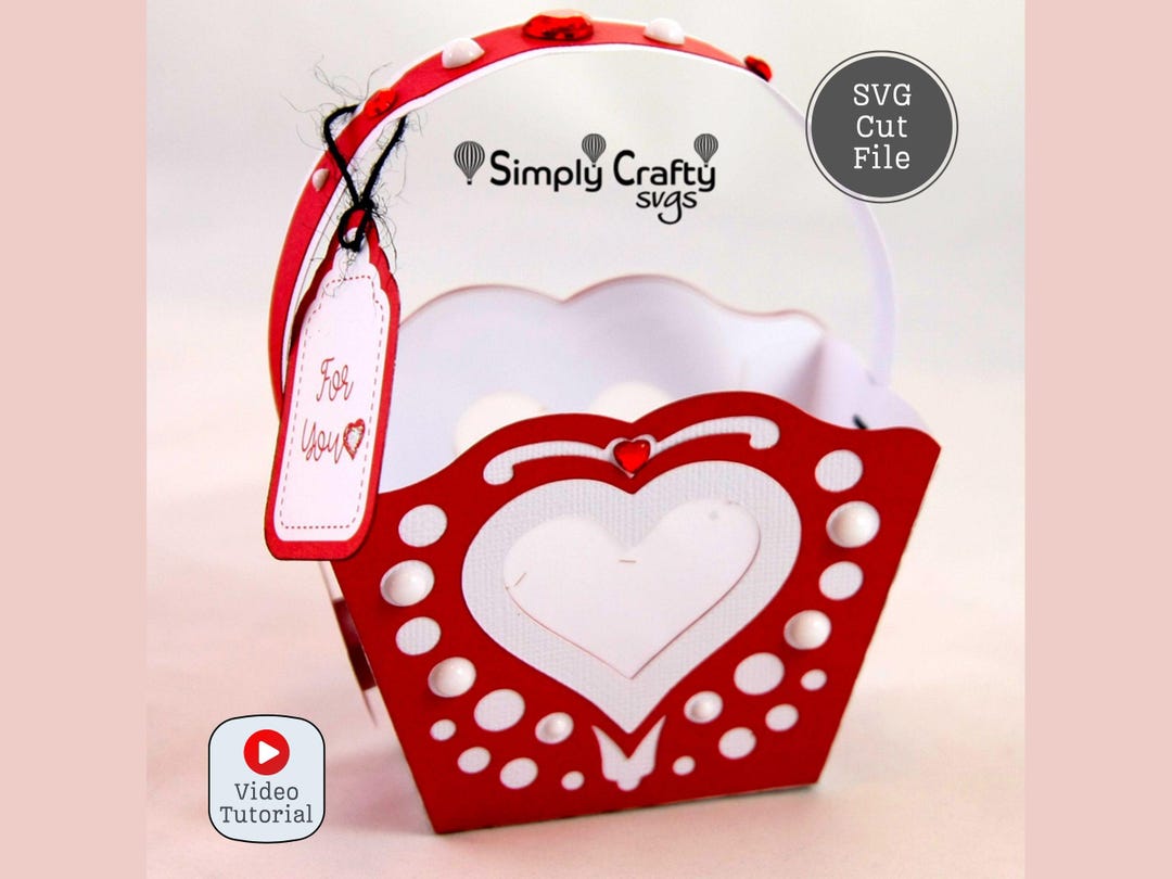 Heart Box With Window SVG. in My Heart Box SVG for Valentine's Day to ...