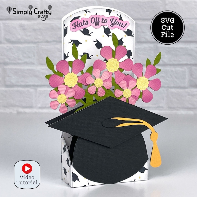 Graduation Card Svg - Etsy