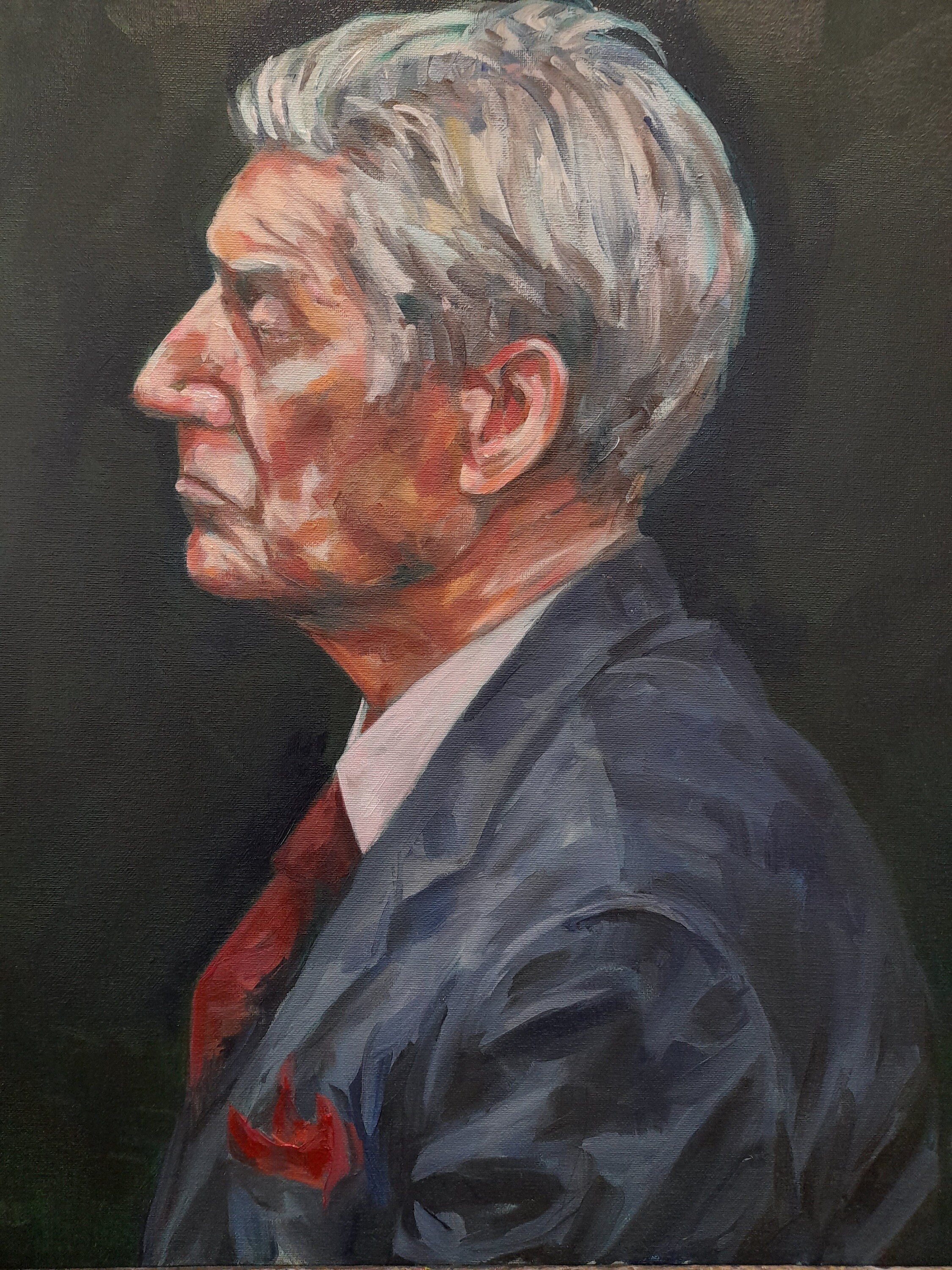 Custom Handmade Realistic A4 Head-and-shoulders Portrait Painting - Etsy