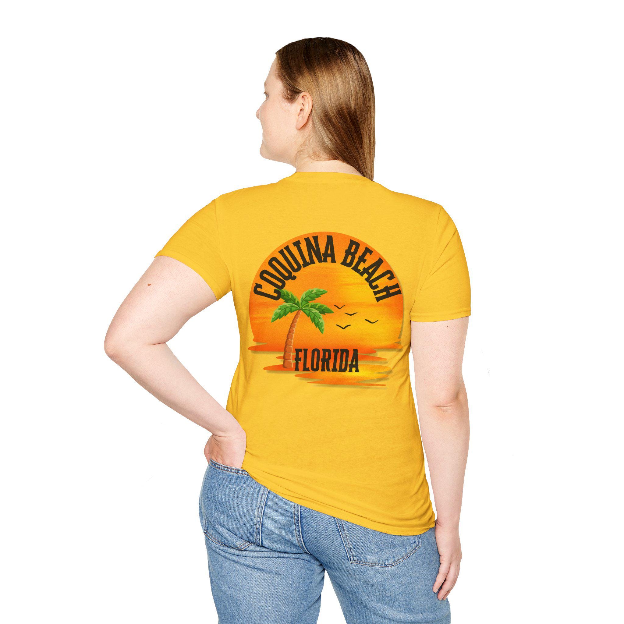 Florida Beach T-shirt: Unisex Coastal Vacation Tee Coquina Beach ...