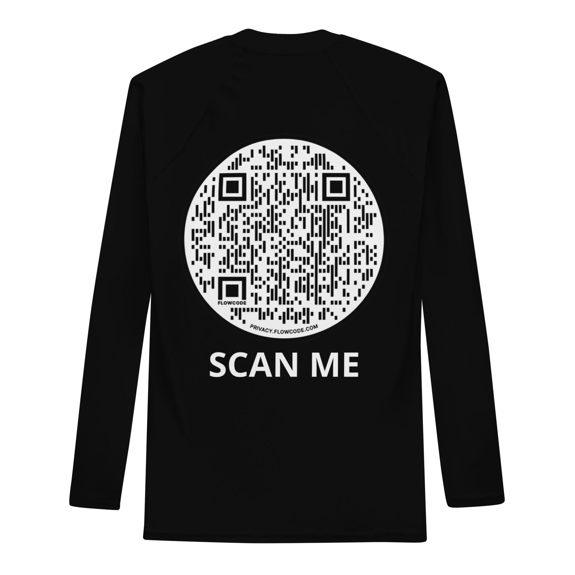 CUSTOM QR Code Men's Jiu Jitsu BJJ Grappling Rash Guard - Etsy