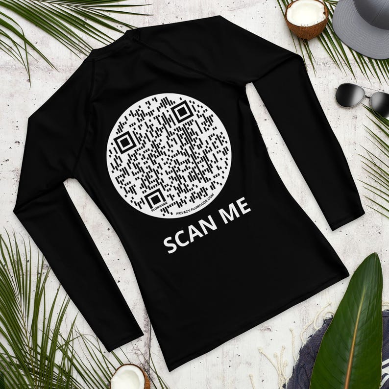 CUSTOM QR Code Men's Jiu Jitsu BJJ Grappling Rash Guard - Etsy