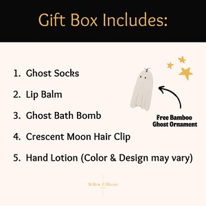 Halloween Ghost Gift Box Spooky Gift Basket for Her Halloween Care ...