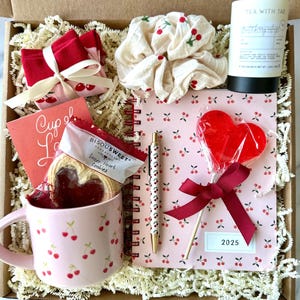 Cherry Theme Gift for Her, 2025 Cherry Planner, Cherries Motif Teacher ...