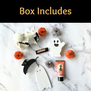Halloween Ghost Gift Box Spooky Gift Basket for Her Halloween Care ...