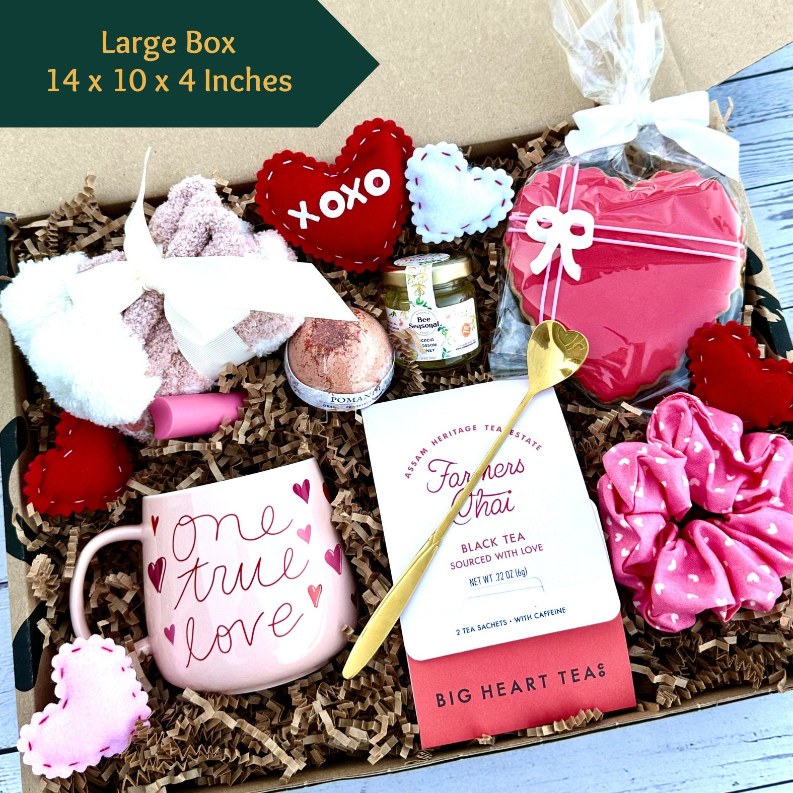 Cozy Valentine's Gift Box for Her, Galentine's Day Gift Basket ...