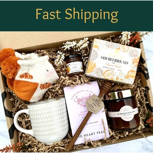 Fall Pumpkin Gift Box, Cozy Fall Care Package, Fall Gift for Her ...
