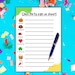 Class Party Parents Volunteer Sign up Sheet for Preschool to Middle ...