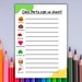 Class Party Parents Volunteer Sign up Sheet for Preschool to Middle ...