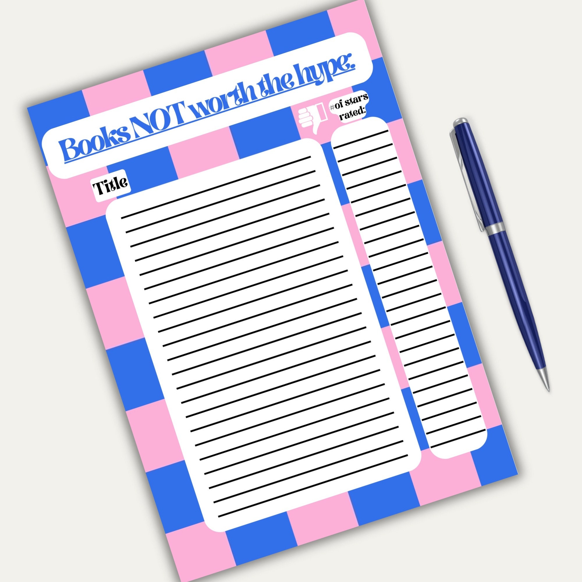 Books Not Worth the Hype Printable List, Books I Hated List, Book ...