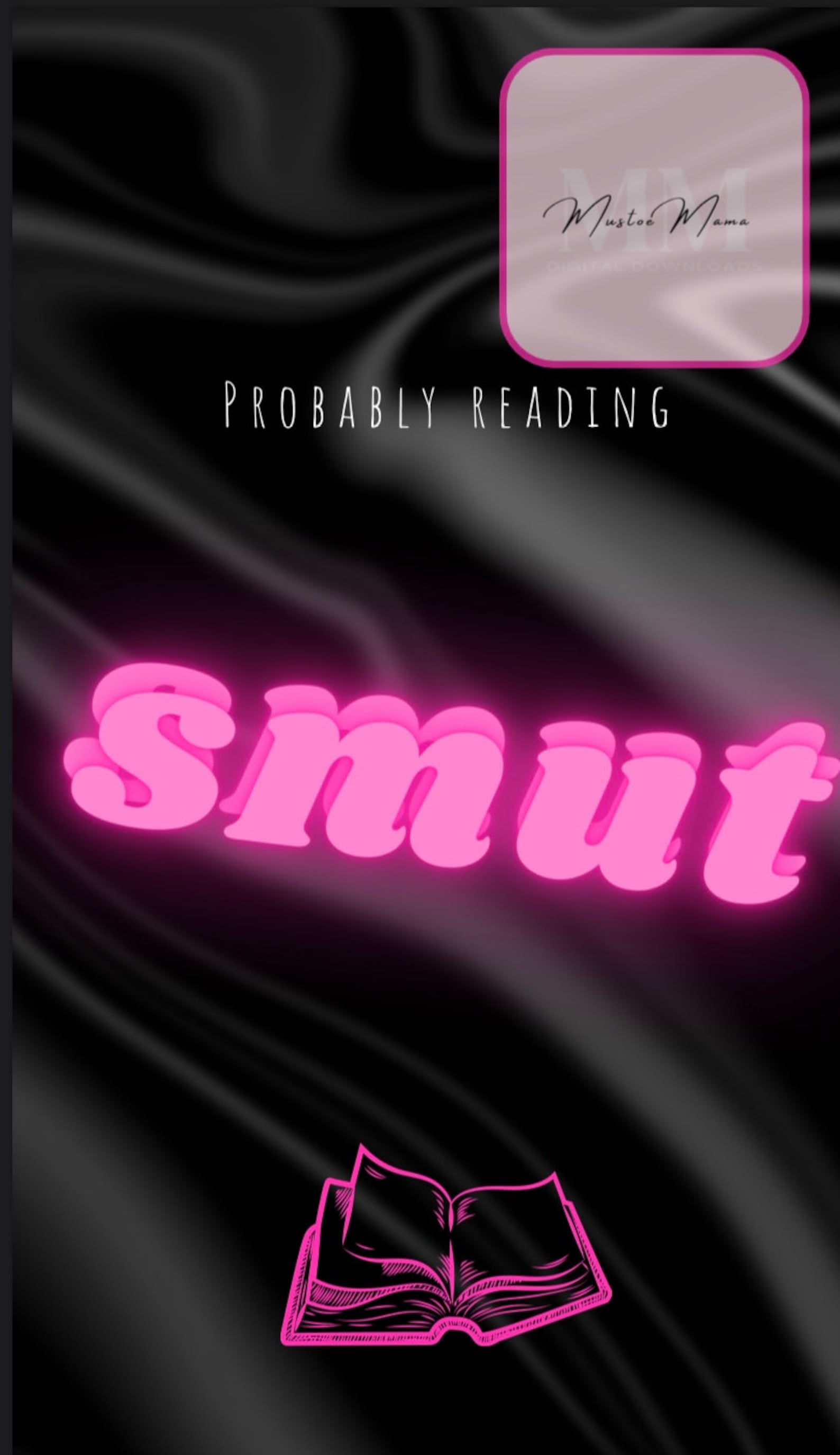 Probably Reading Smut Printable Art, Book Lover Wall Art, Probably Reading Smut Digital Download ...