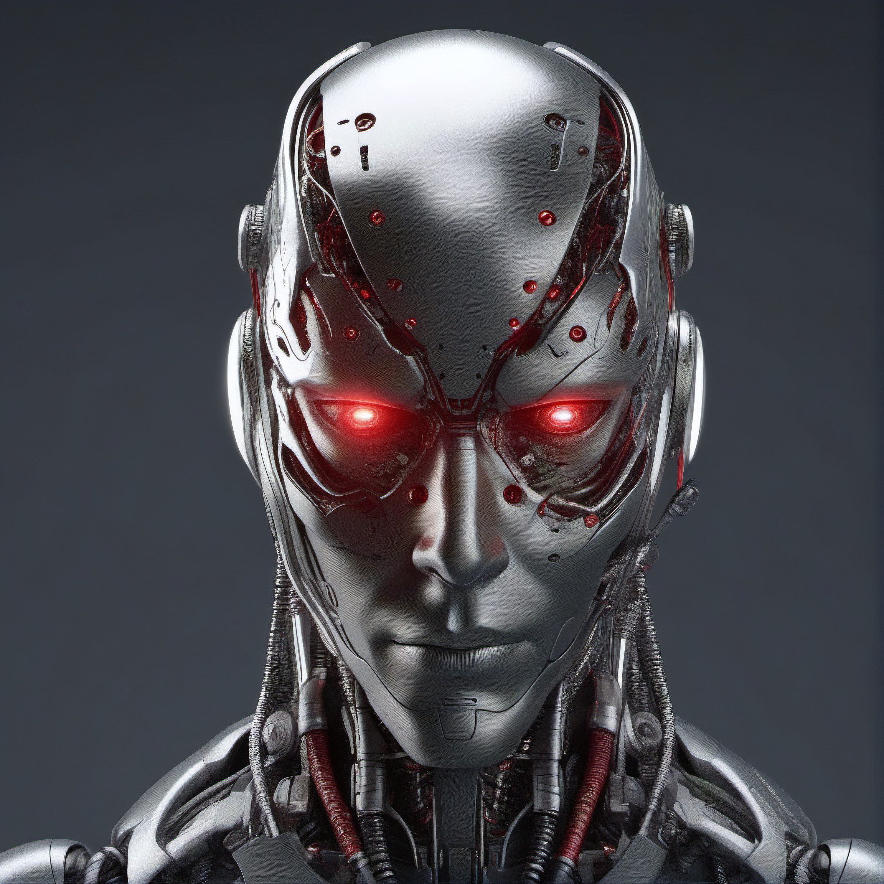 Alien Cyborg Red Eyes Pack 44 Ai-generated Art Images Download Link in ...