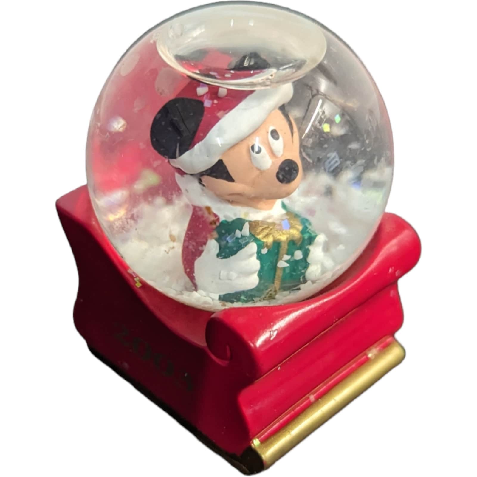 Mickey Mouse Christmas-themed Miniature Snow Globes 2000s Disney Store Exclusives - Etsy