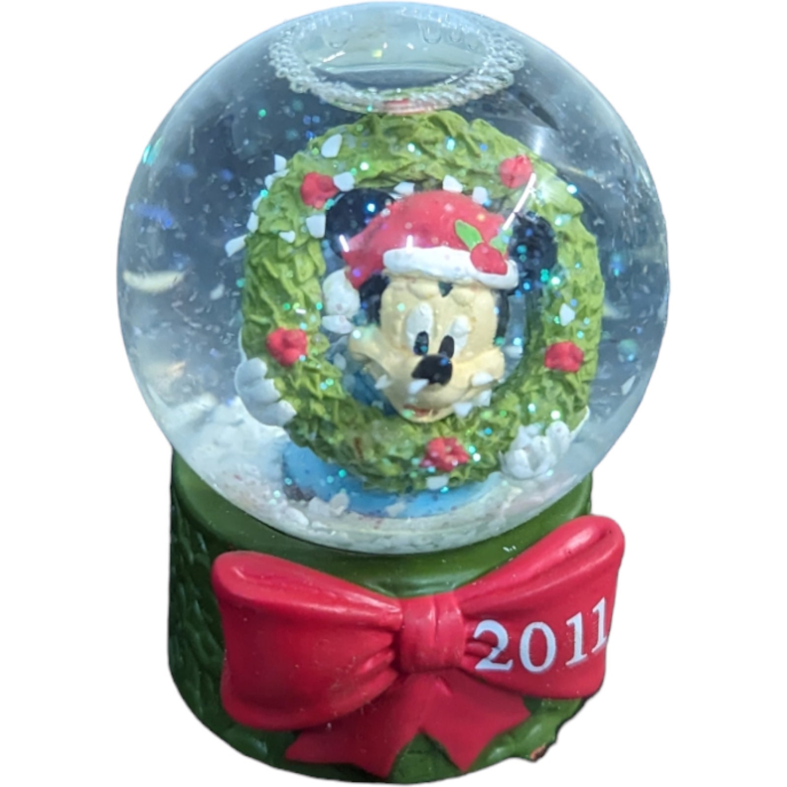 Mickey Mouse Christmas-themed Miniature Snow Globes 2000s Disney Store ...