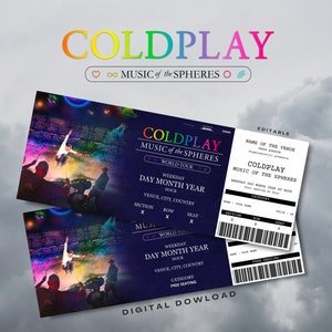 Coldplay - Etsy