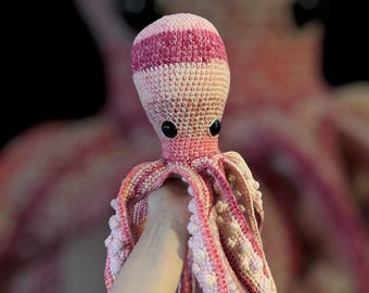 Handmade Crochet Blue Speckled Octo Buddy - Etsy