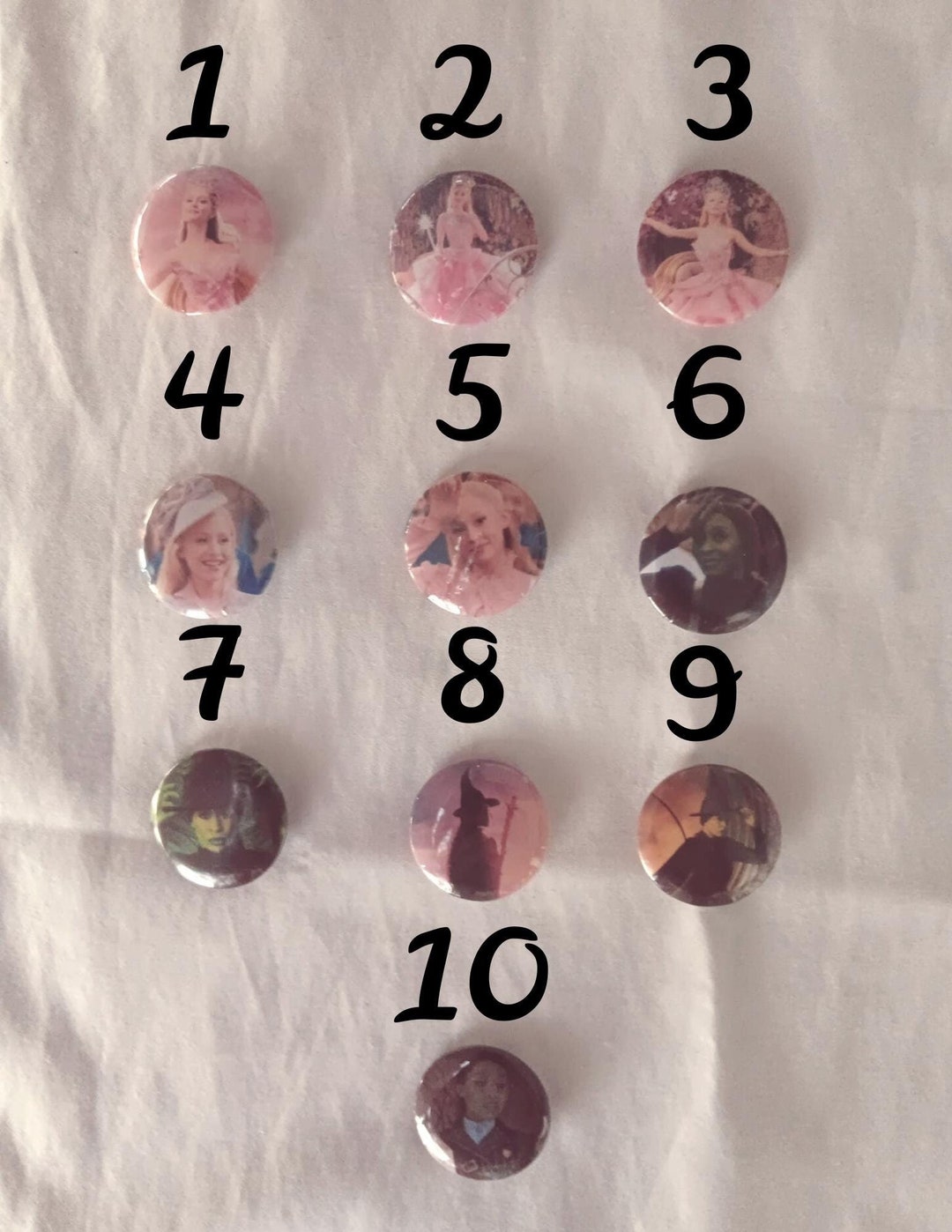 Wicked 32mm Button Pins - Etsy