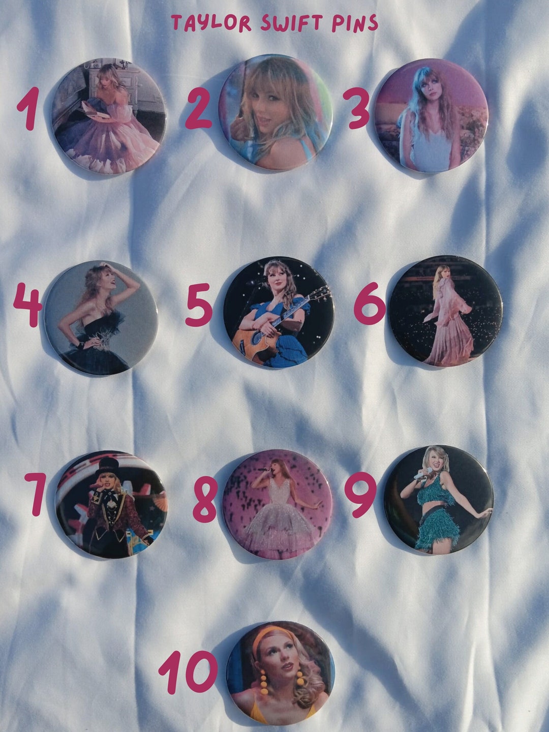 Taylor Swift 58mm Button Pins - Etsy