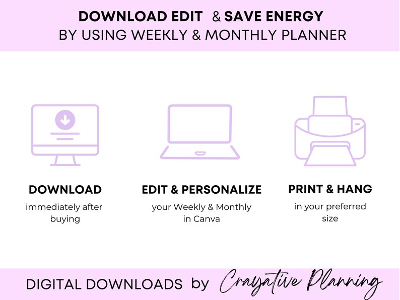Editable Rainbow Weekly Monthly Planner - Printable To-do List for ...