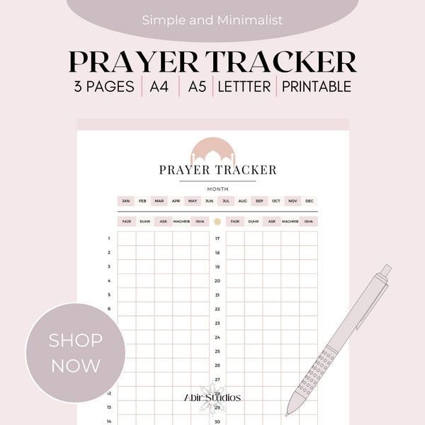 Prayer Tracker - Etsy