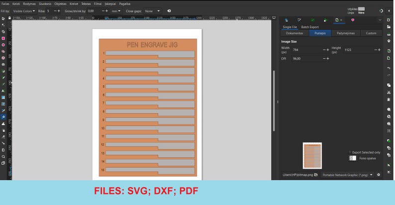 Pen Engrave Jig, Laser Cut File , Digital Download Svg Dxf Pdf - Etsy