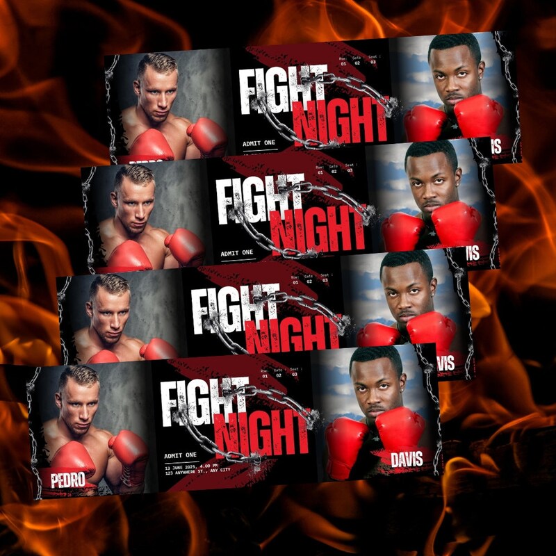 Fight Night Party - Etsy