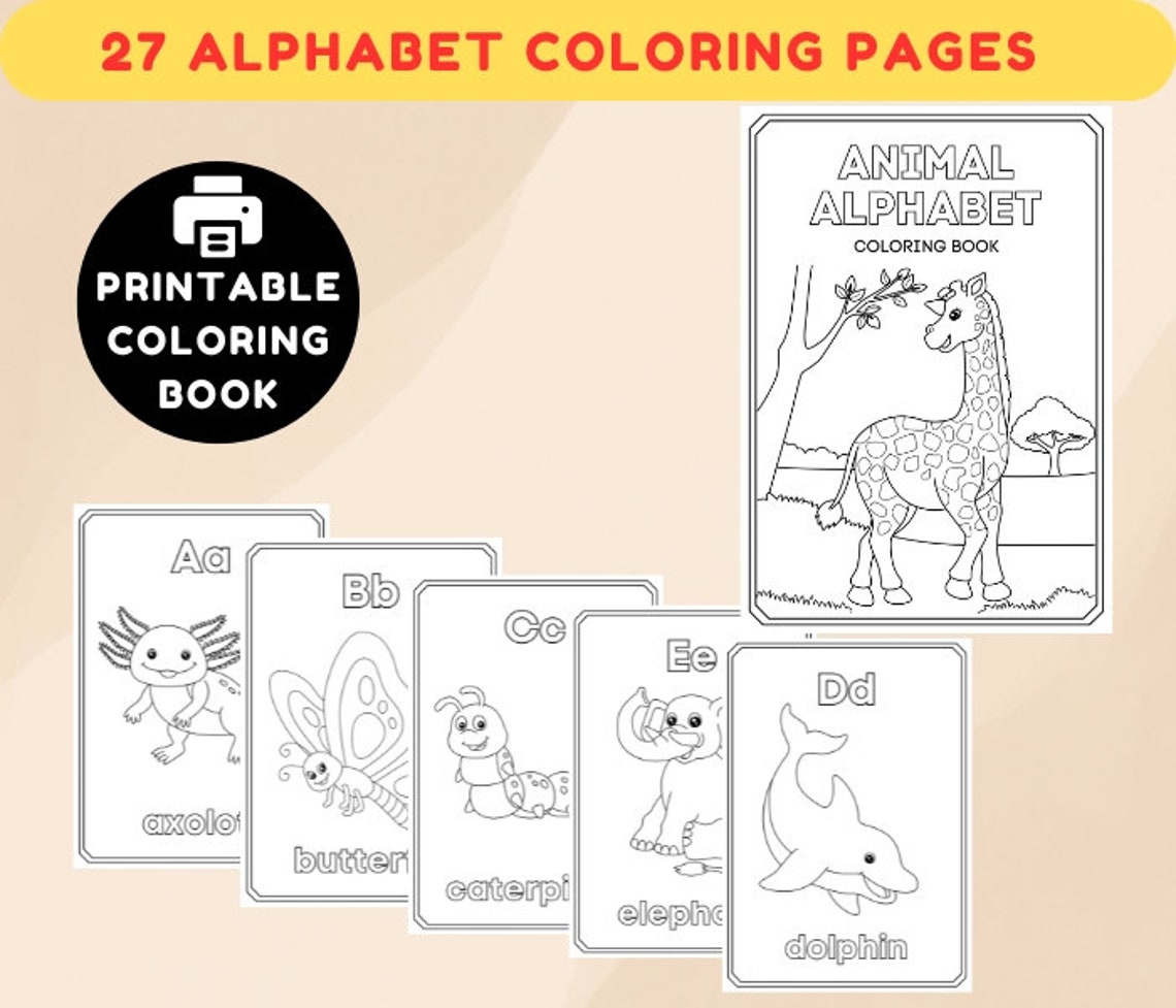Alphabet Coloring Pages, ABC Coloring Pages, Preschool Coloring Pages ...