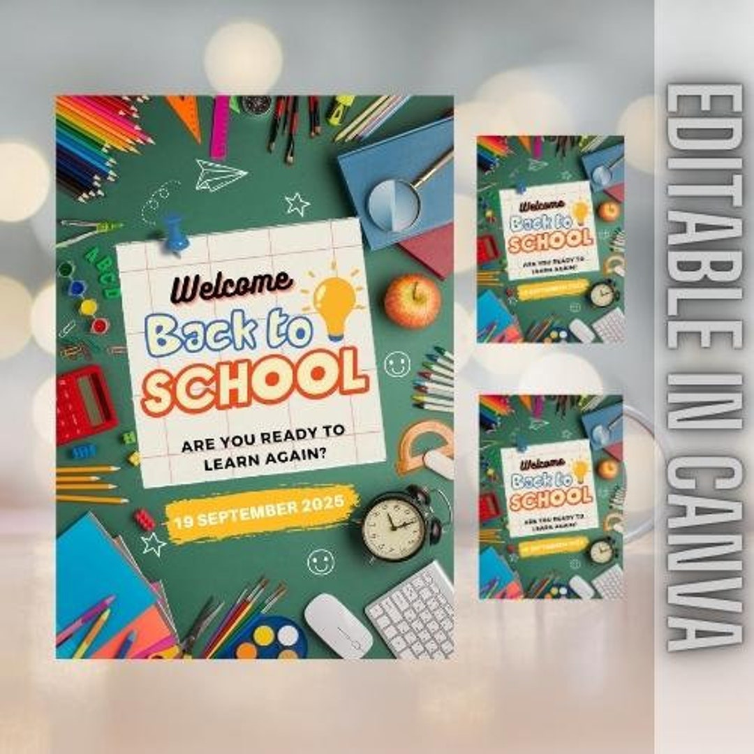 Back to School Flyers Printable Welcome Back to School Flyers Printable ...
