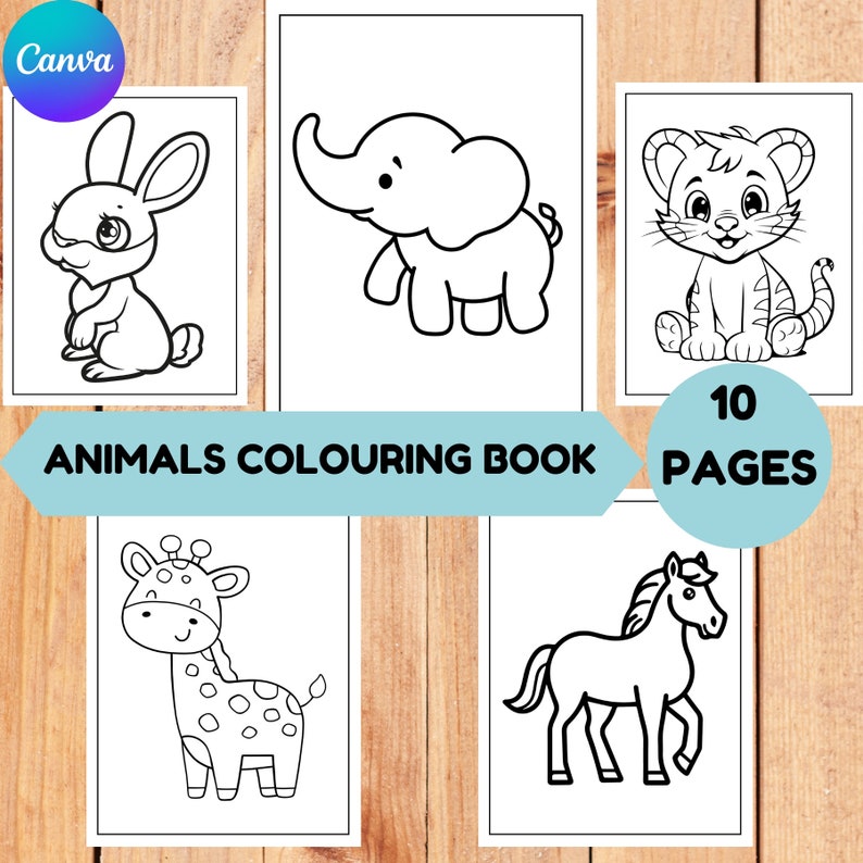Animals Coloring Book, ABC Coloring Pages, Preschool Coloring Pages ...