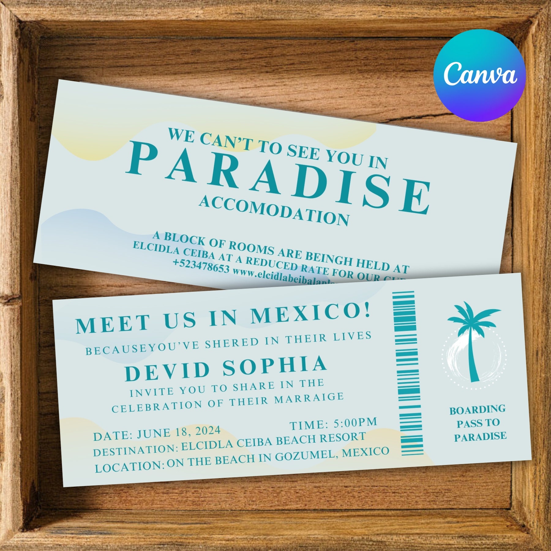 Boarding Pass Canva Template, Editable Boarding Ticket, Custom Airplane ...