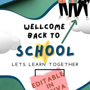 Back to School Banner Printable / Welcome Back to School Banner ...