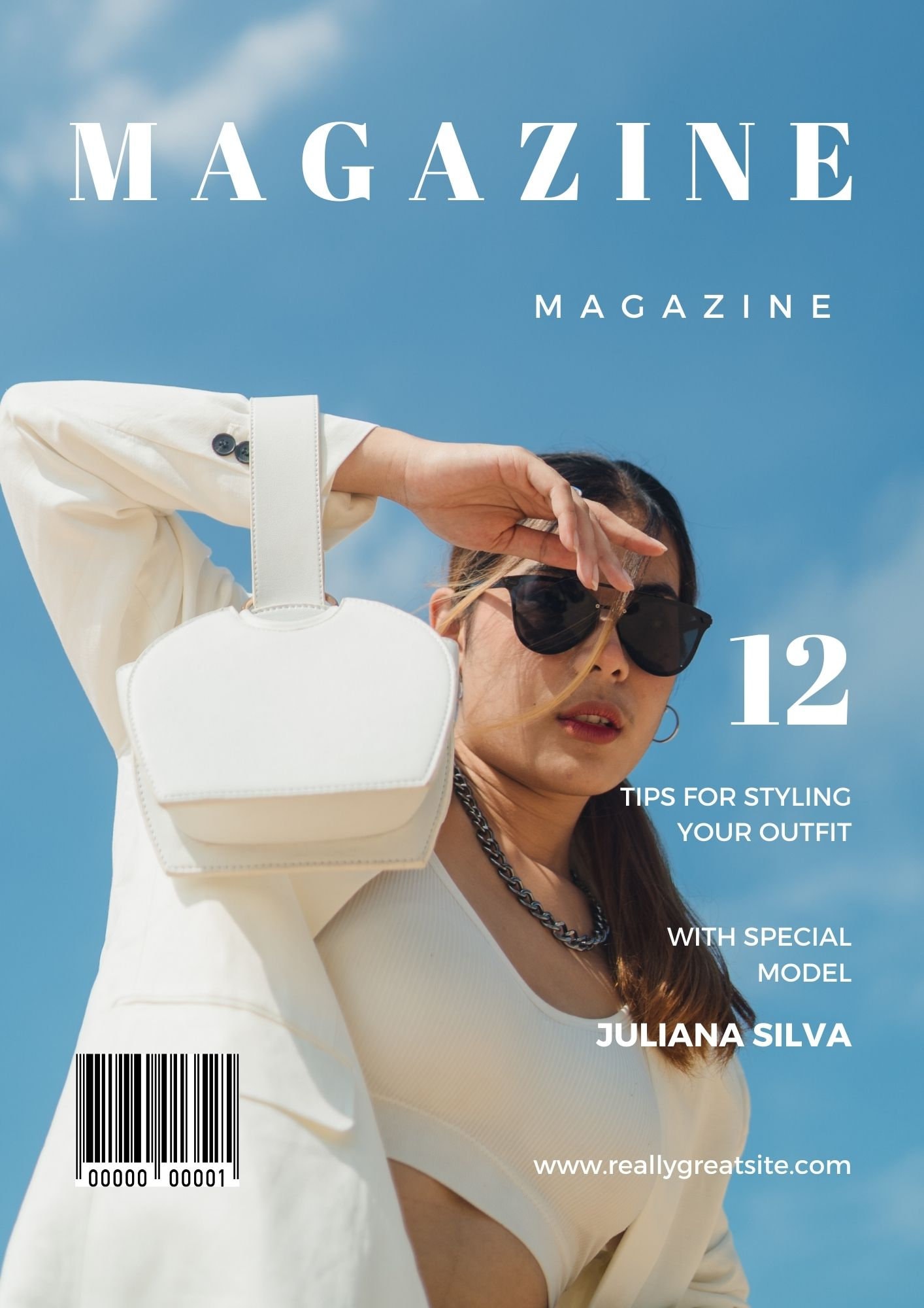 Customizable Magzine Cover Page | Canva Editable | Various Designs - Etsy
