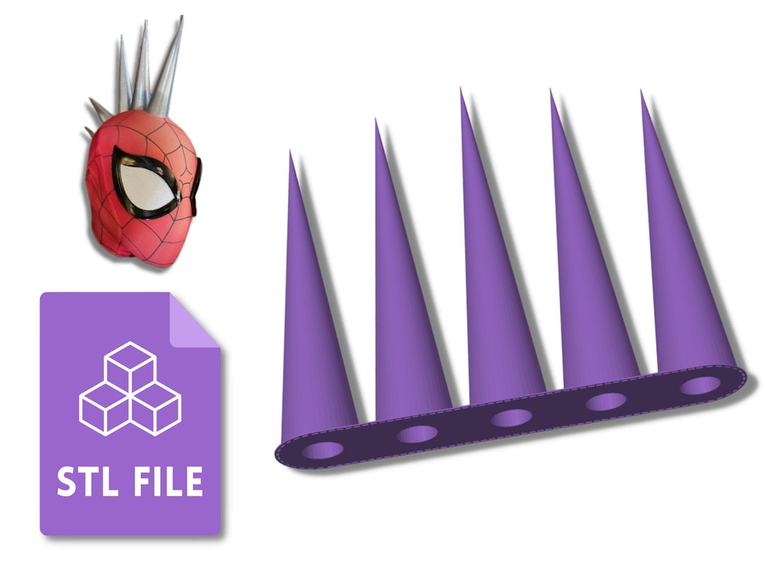 3D FILE STL: Cosplay Costume Spider-verse Spider Punk Spider-punk - Sew ...