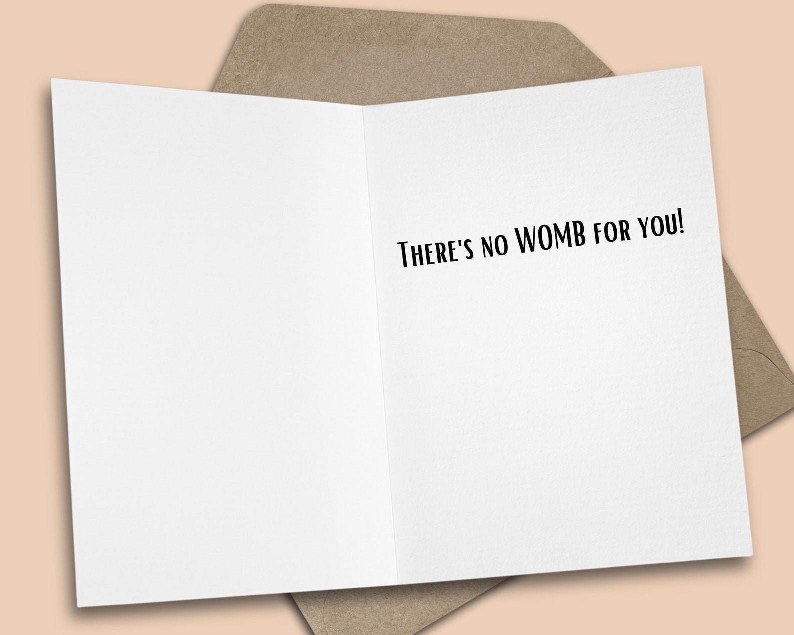 No Womb for You Hysterectomy Funny Cards for Women Print at Home - Etsy