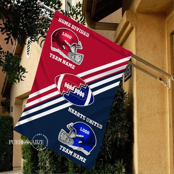 Football House Flags - Etsy