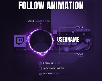 Kick Streaming Follower Pop-up Animated Stream Overlay | Kick Streaming ...