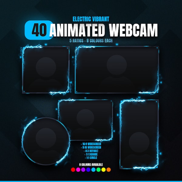 Animated Kick Webcam Overlay - Etsy