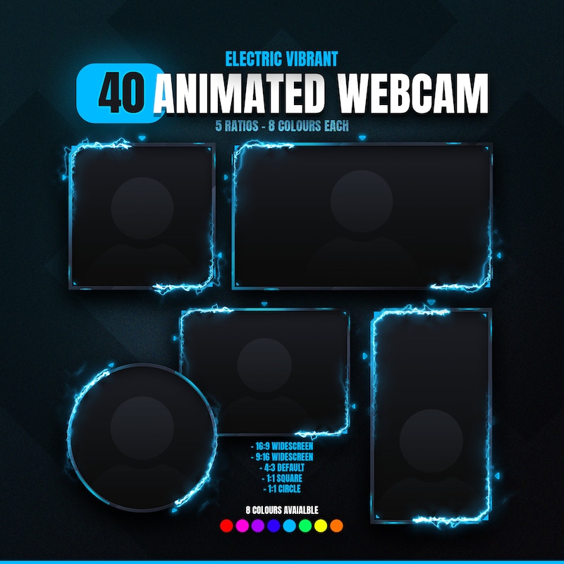 Electric Webcam Border - Etsy