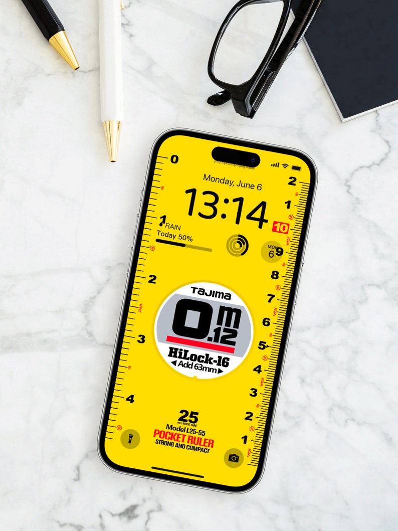 Measuring Tape Original Phone Wallpaper,whimsical Wallpapers Iphone ...
