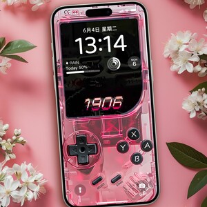Primrose Pink Retro Game Console Original Mobile Phone Wallpaper ...