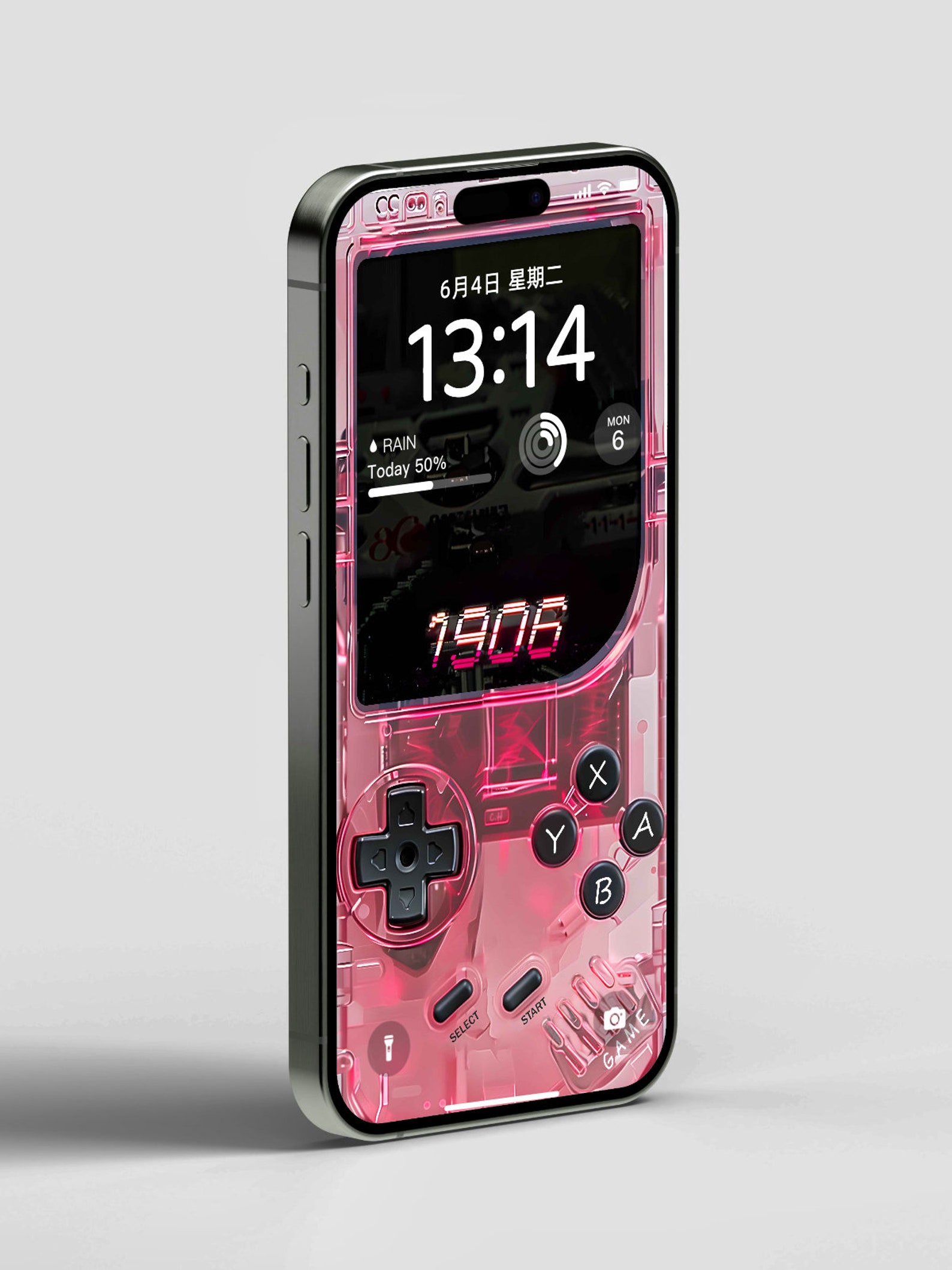 Primrose Pink Retro Game Console Original Mobile Phone Wallpaper ...