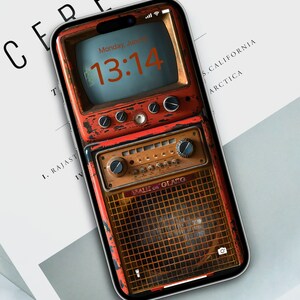 Vintage Radio Original Mobile Wallpaper，whimsical Wallpapers Iphone ...