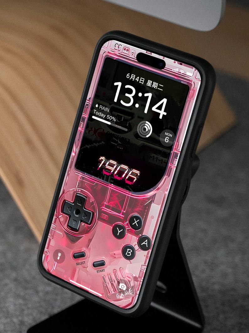 Primrose Pink Retro Game Console Original Mobile Phone Wallpaper ...