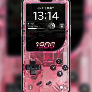 Primrose Pink Retro Game Console Original Mobile Phone Wallpaper ...