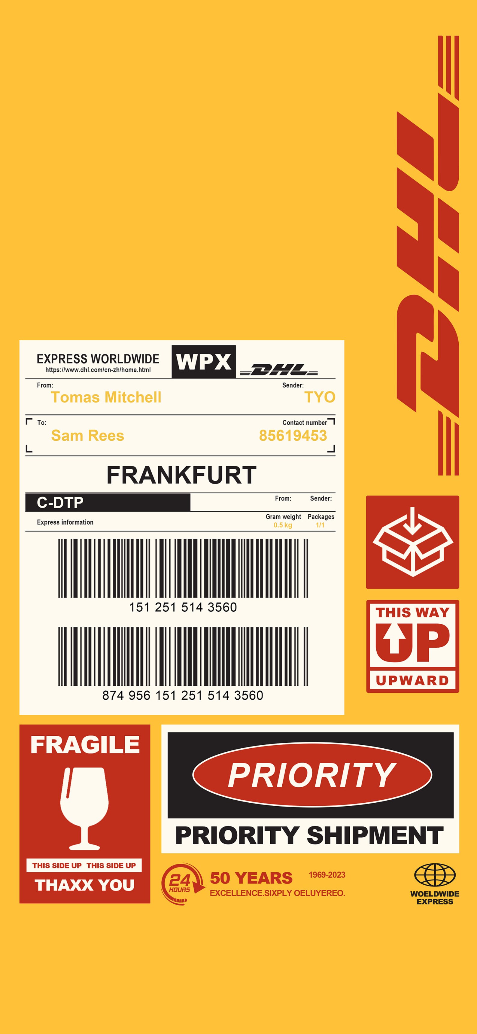 DHL iPhone Wallpapers, Whimsical Wallpapers Iphone, Minimalist ...