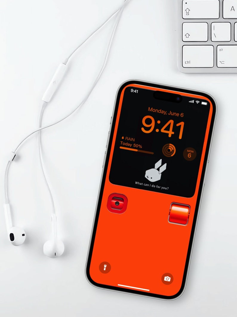 Rabbit R1 iPhone Wallpapers, Whimsical Wallpapers Iphone, Minimalist ...