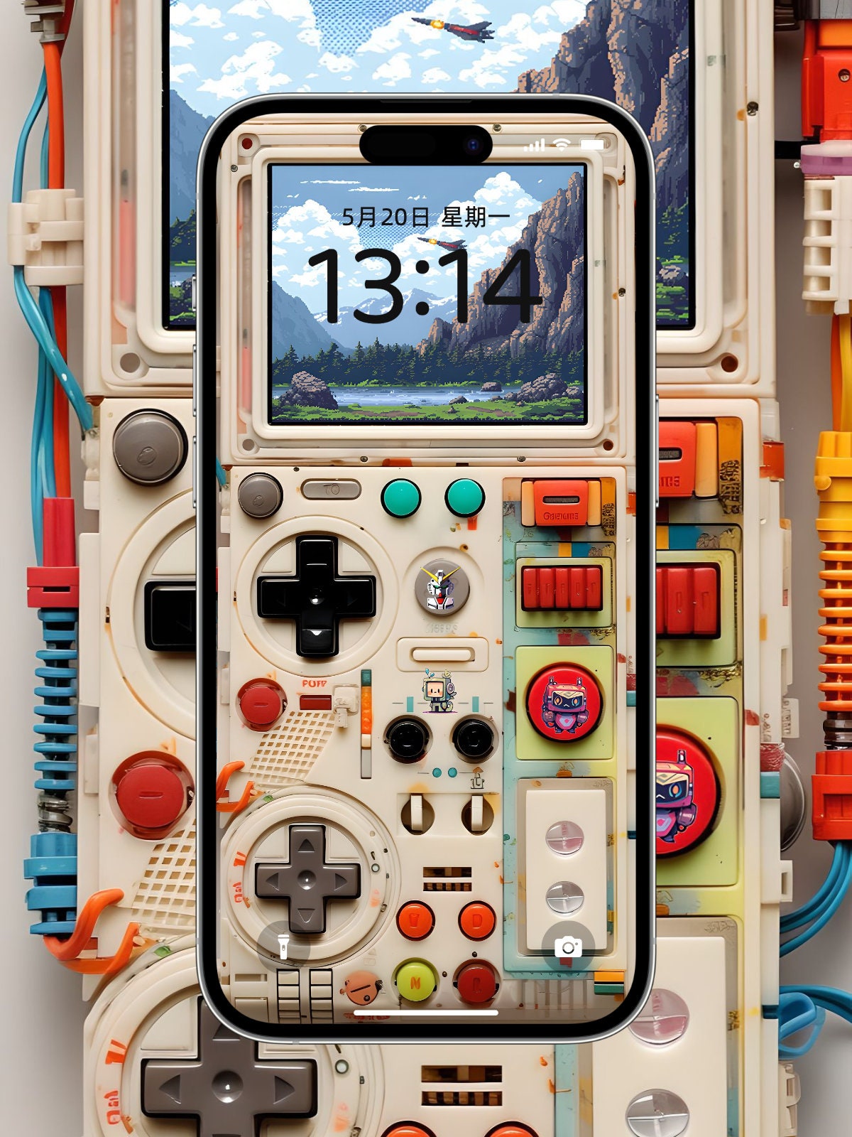 Original Retro Game Console Mobile Wallpaper，whimsical Wallpapers ...
