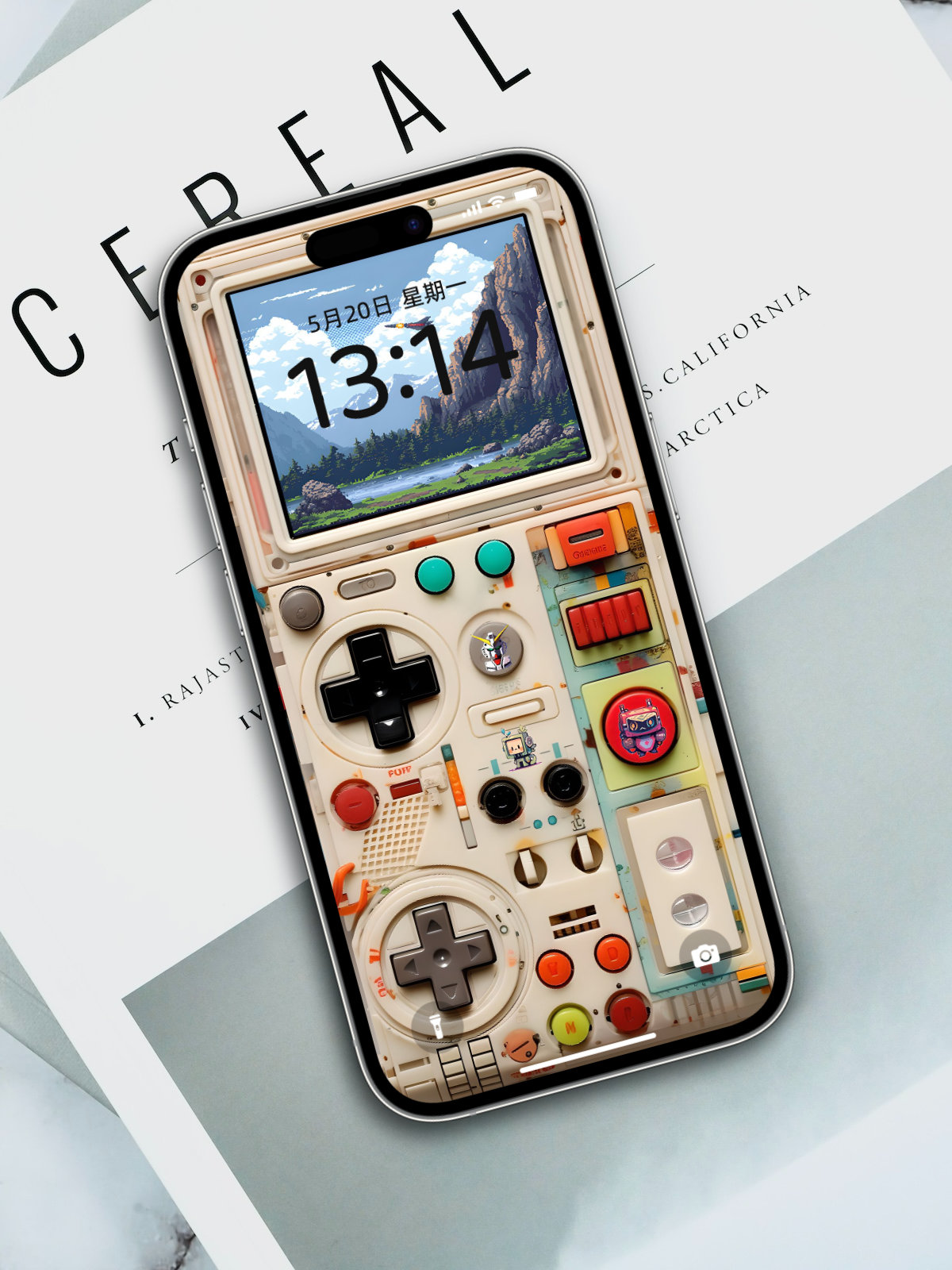 Original Retro Game Console Mobile Wallpaper，whimsical Wallpapers ...